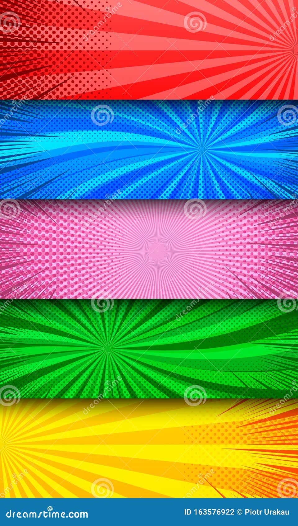 Comic Explosive And Burst Template Vector Illustration | CartoonDealer ...