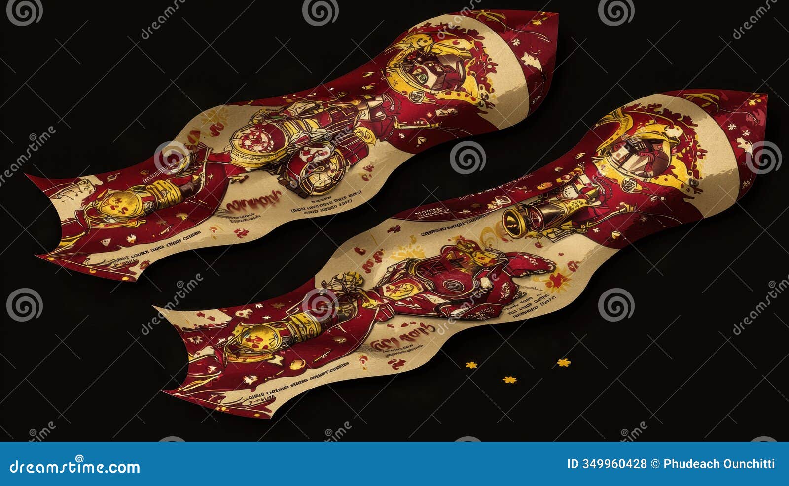 Comic Wrapping Patterns. Pop Art Geometric Square Frame With Color ...