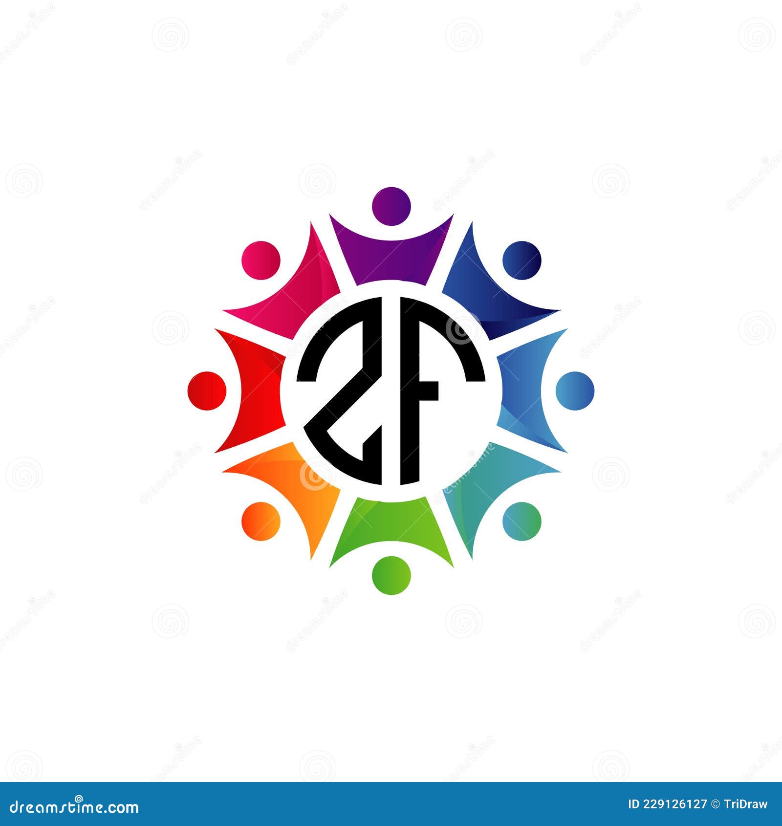 Colorful Community Initial Letters Logo Stock Illustrations – 778 ...