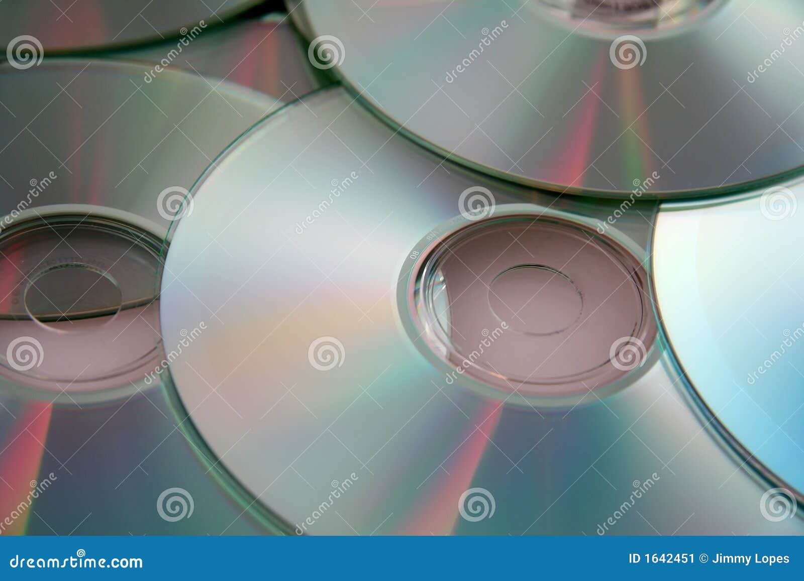 Colorful Compact Discs stock image. Image of disk, media - 1642451