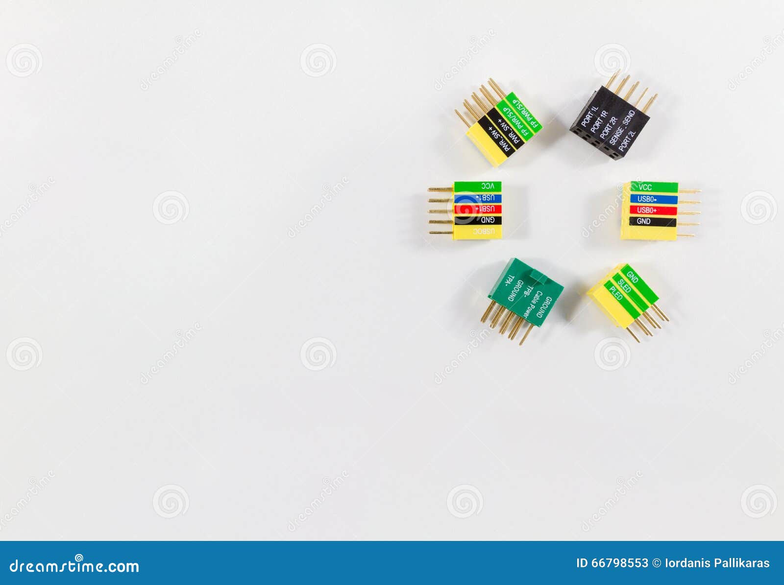 Computer Connectors Background Royalty-Free Stock Photography ...