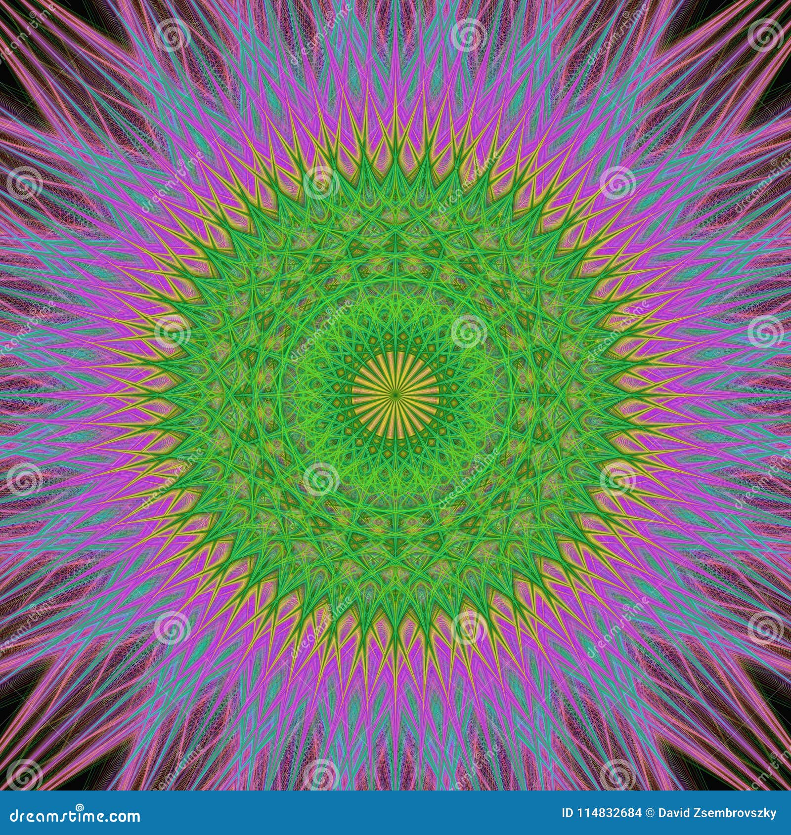 Colorful Computer Generated Art Background Stock Vector - Illustration ...