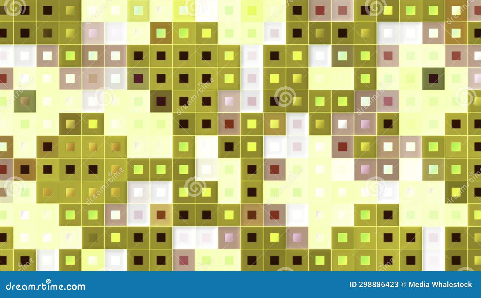 Colorful Computer Squares Blink and Appear. Motion. Colorful Squares ...