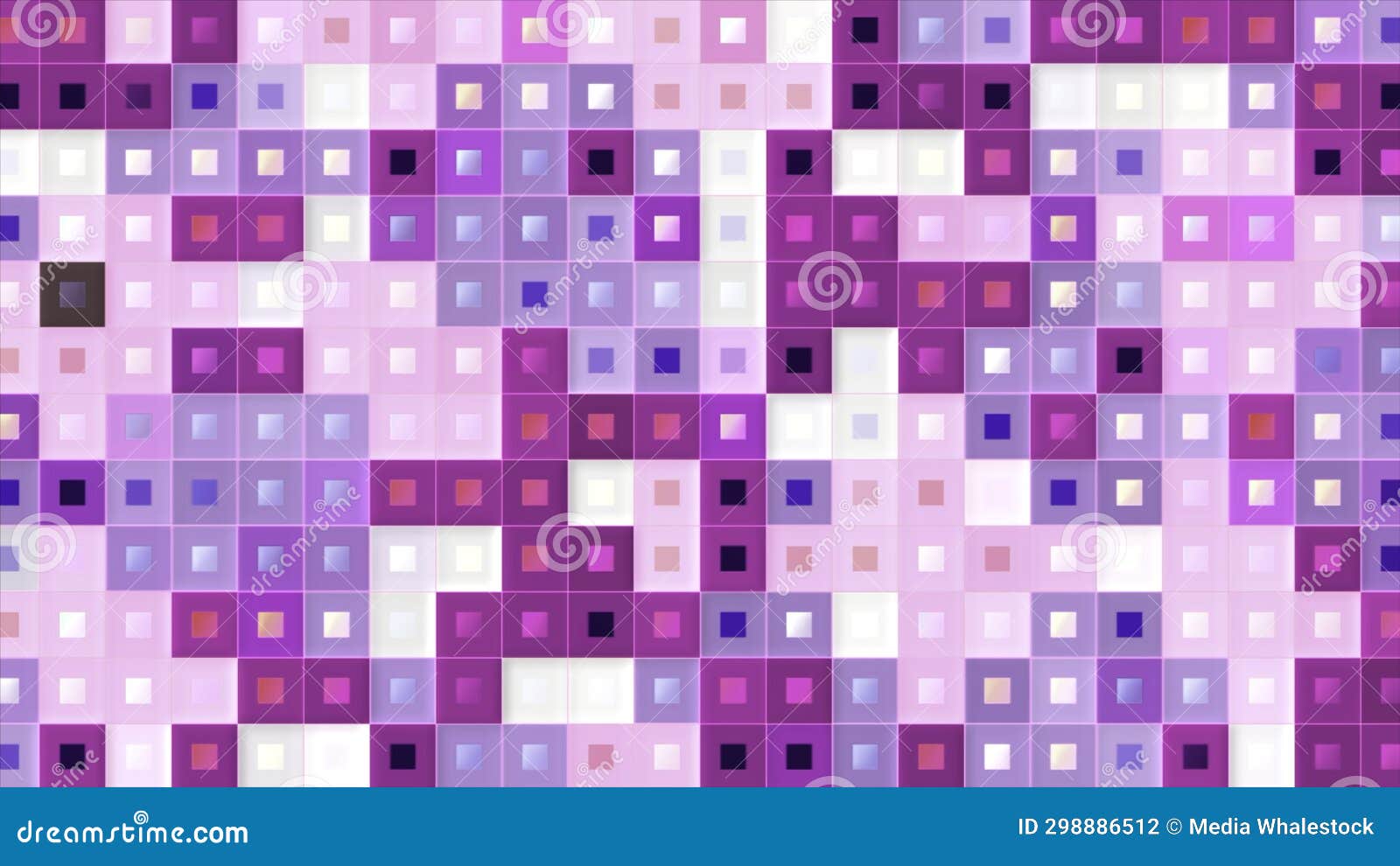 Colorful Computer Squares Blink and Appear. Motion. Colorful Squares ...