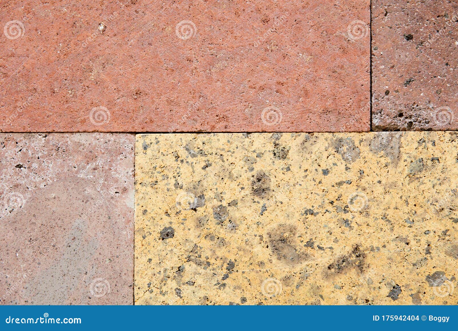 Colorful Concrete Wall Blocks As a Backdrop Stock Photo - Image of ...