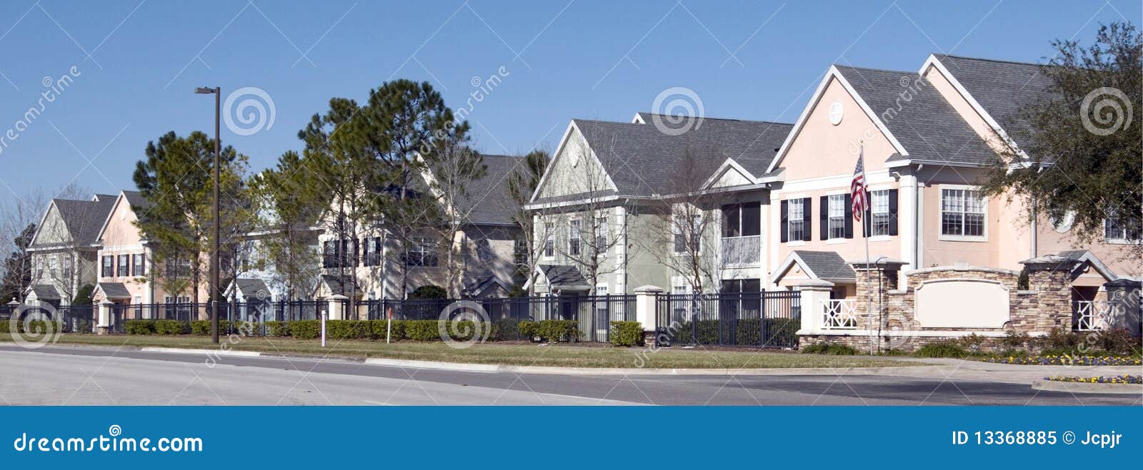 Colorful Condos stock image. Image of habitat, residential - 13368885