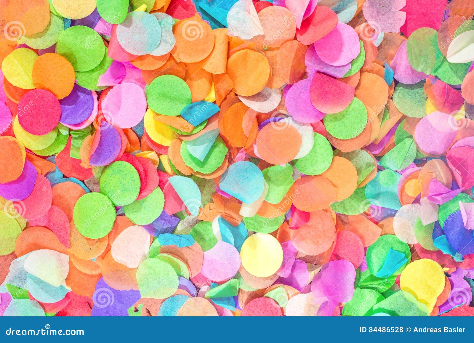 Colorful Confetti As Template for Celebration Stock Photo - Image of ...