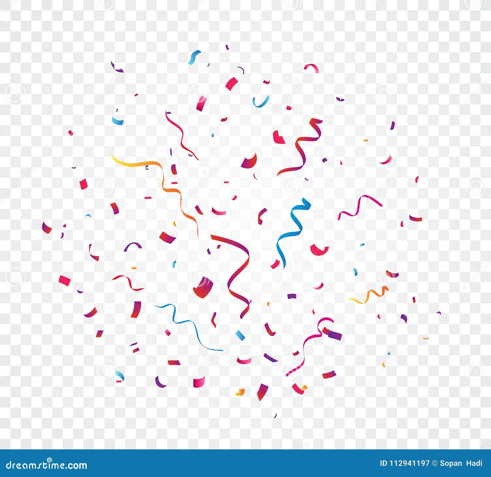 Colorful Confetti Explosion, Isolated On Transparent Background Cartoon ... Colorful Confetti Explosion, Isolated On Transparent Background Cartoon ...