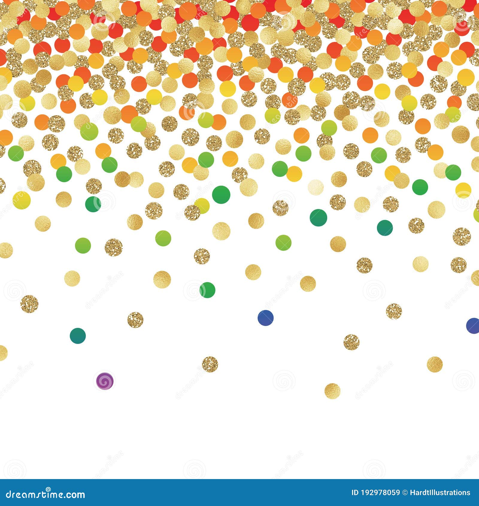 Falling Confetti Background Stock Illustration - Illustration of ...