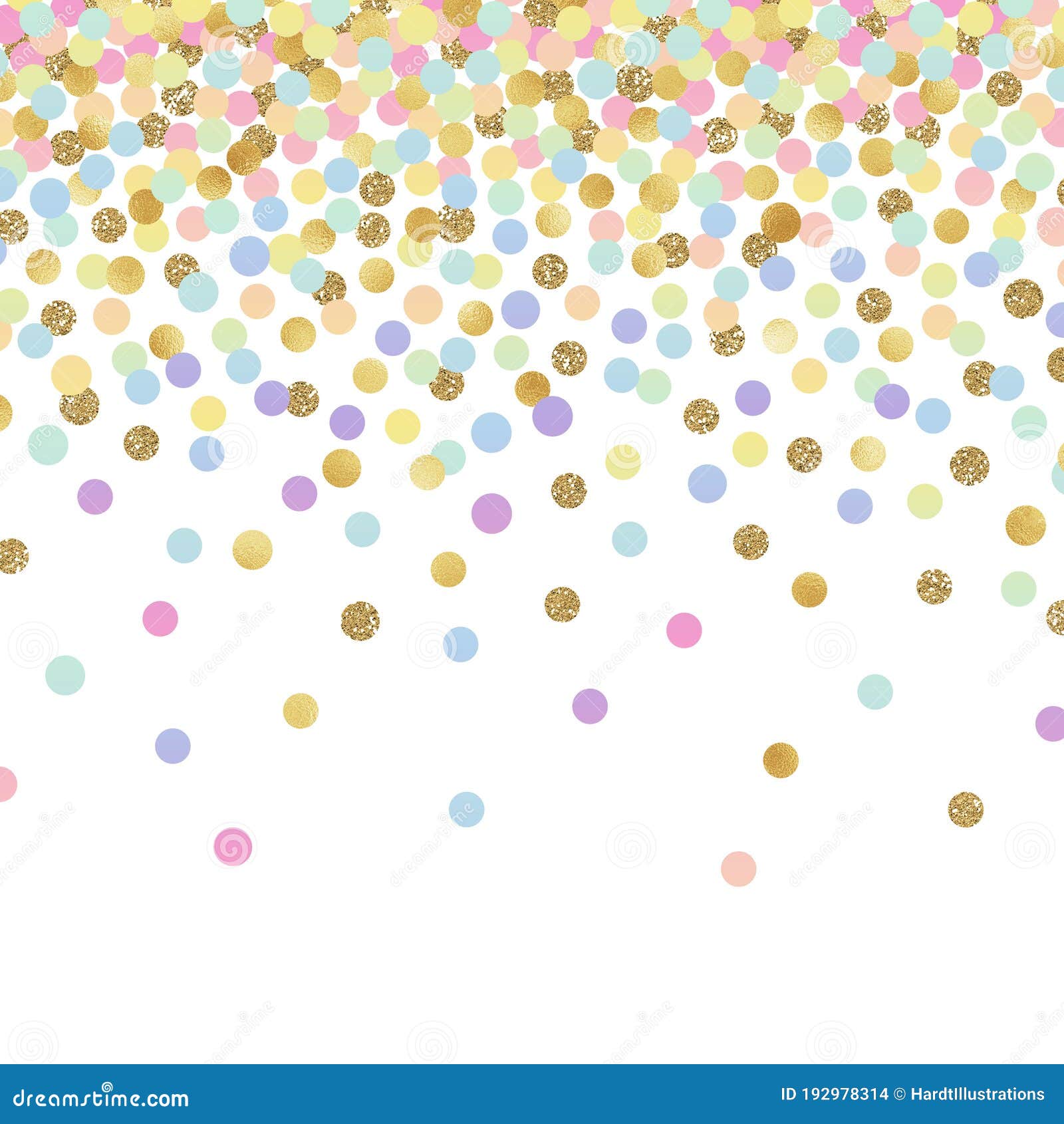 Falling Confetti Background Stock Illustration - Illustration of ...