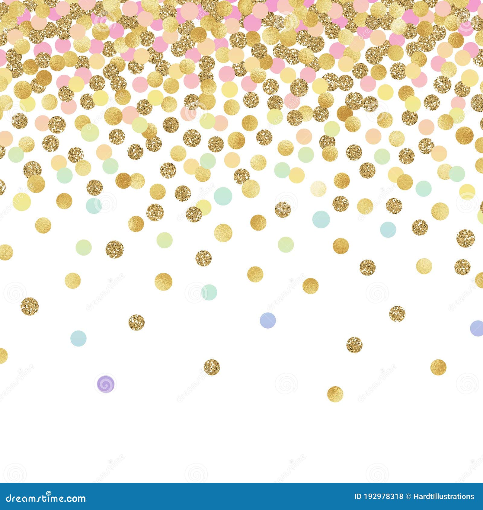 Falling Confetti Background Stock Illustration - Illustration of ...