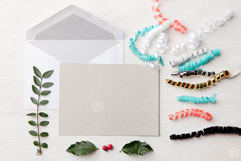 Colorful Confetti. Holiday Mail Stock Photo - Image of copy, christmas ...