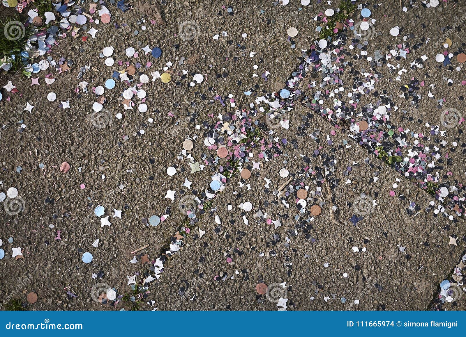 Colorful Confetti in a Park Stock Photo - Image of christmas, black ...