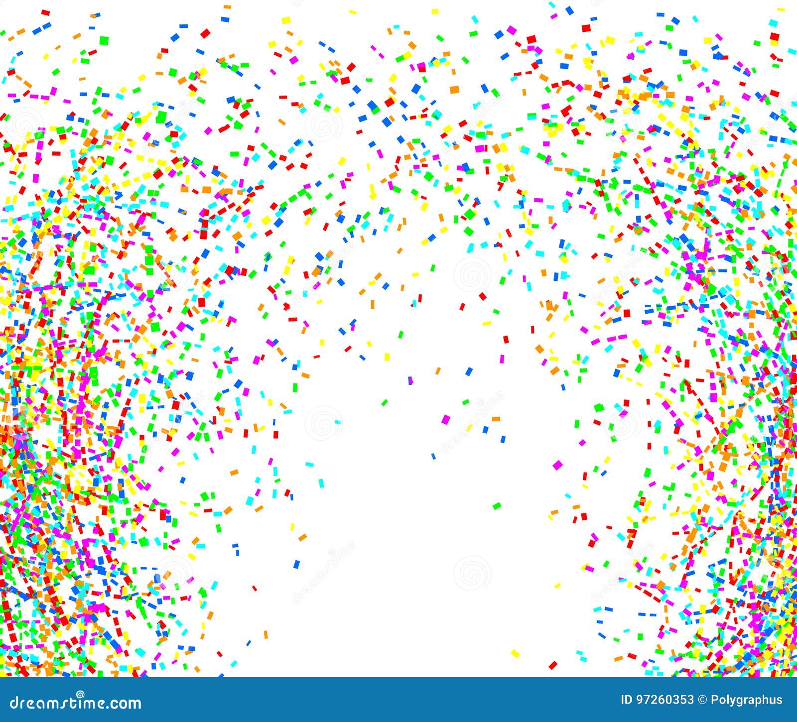 Colorful confetti pattern stock vector. Illustration of celebration ...
