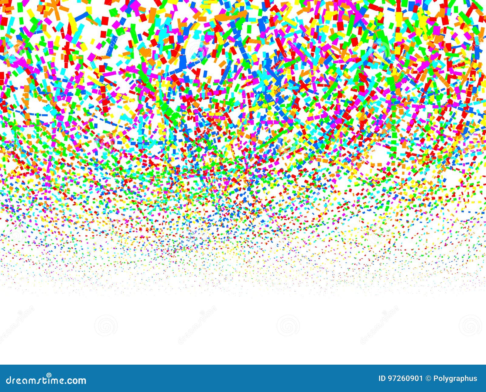 Colorful confetti pattern stock vector. Illustration of circle - 97260901