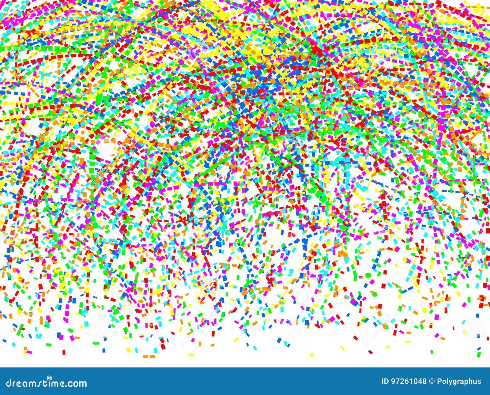 Colorful confetti pattern stock vector. Illustration of element - 97261048