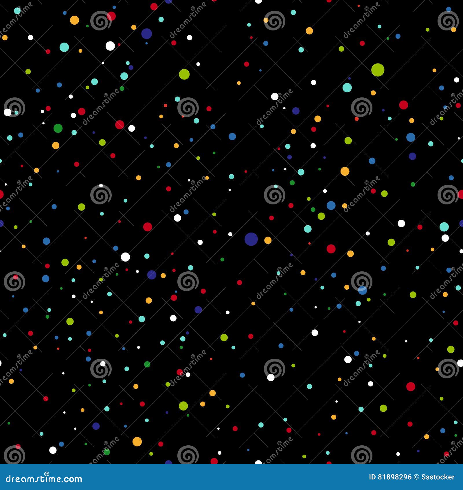 Colorful confetti pattern stock vector. Illustration of festival - 81898296