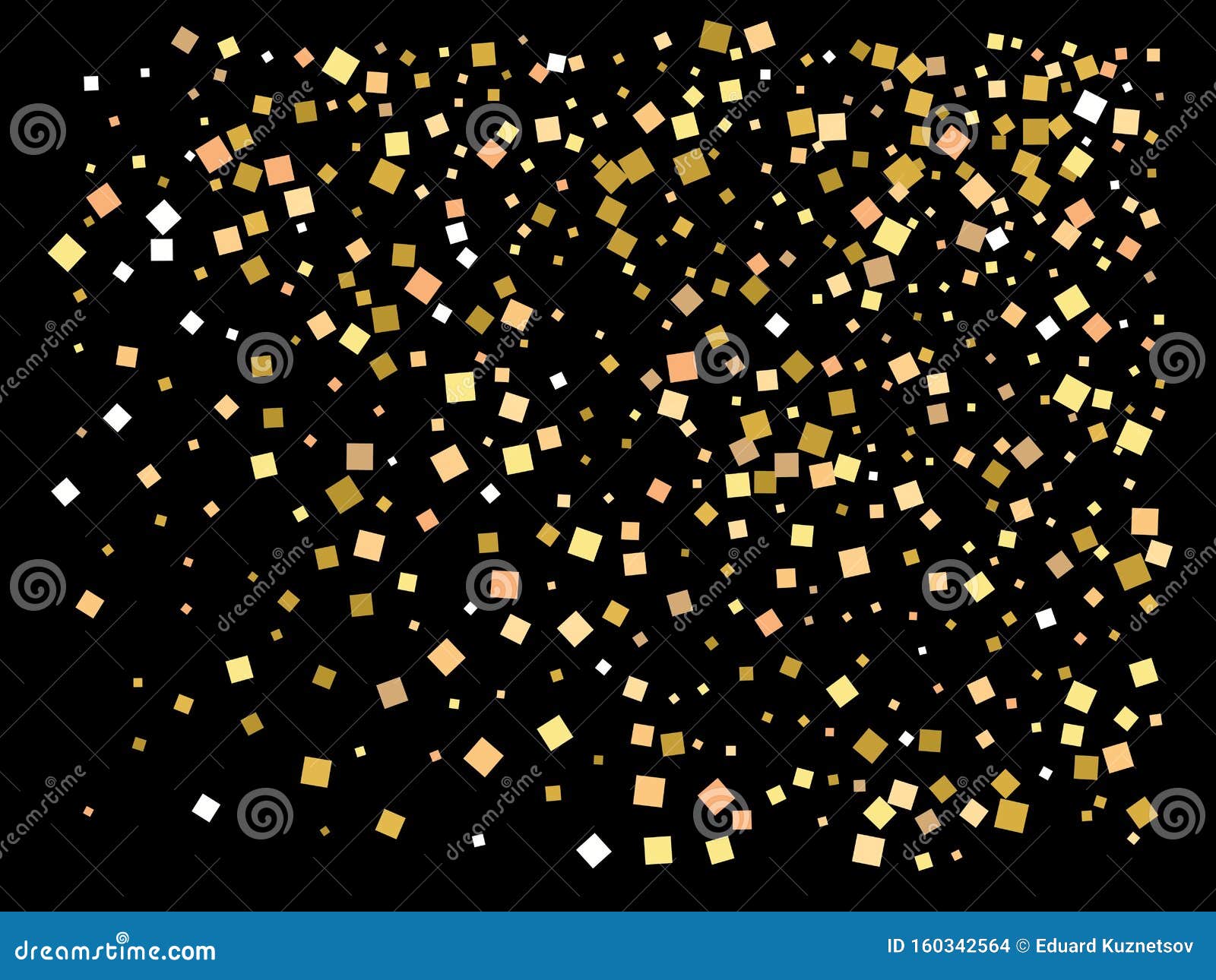 Colorful Confetti Triangles Falling Stock Illustration - Illustration ...