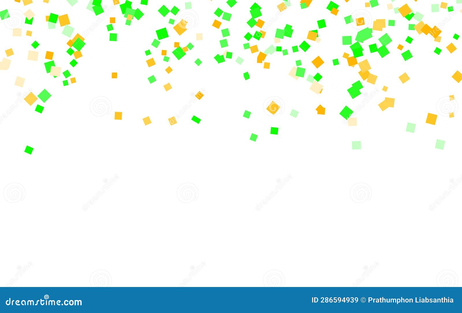 Colorful Confetti on White Background Stock Illustration - Illustration ...