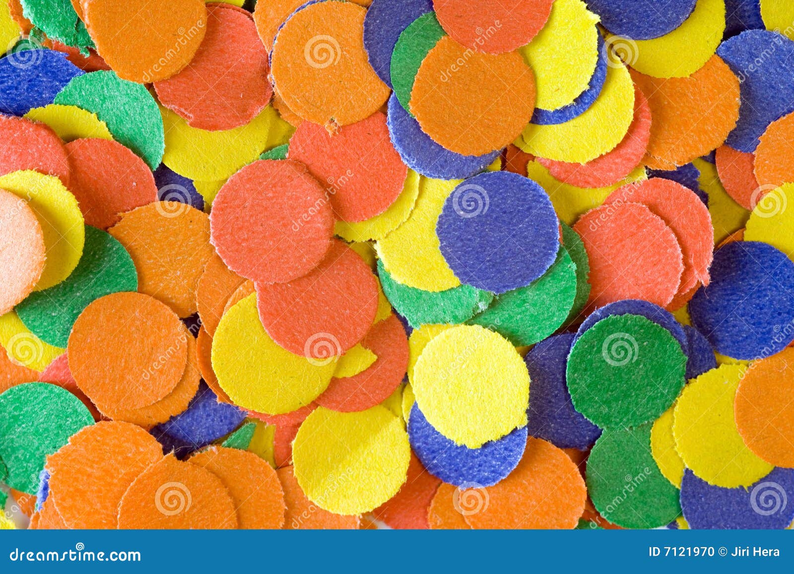 Colorful confettis stock photo. Image of ornament, colored - 7121970