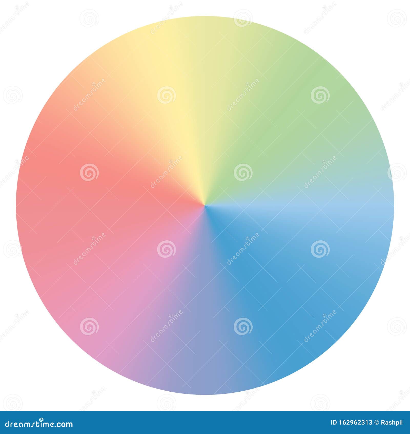 Colorful Conical Gradient Circle Stock Illustration - Illustration of ...