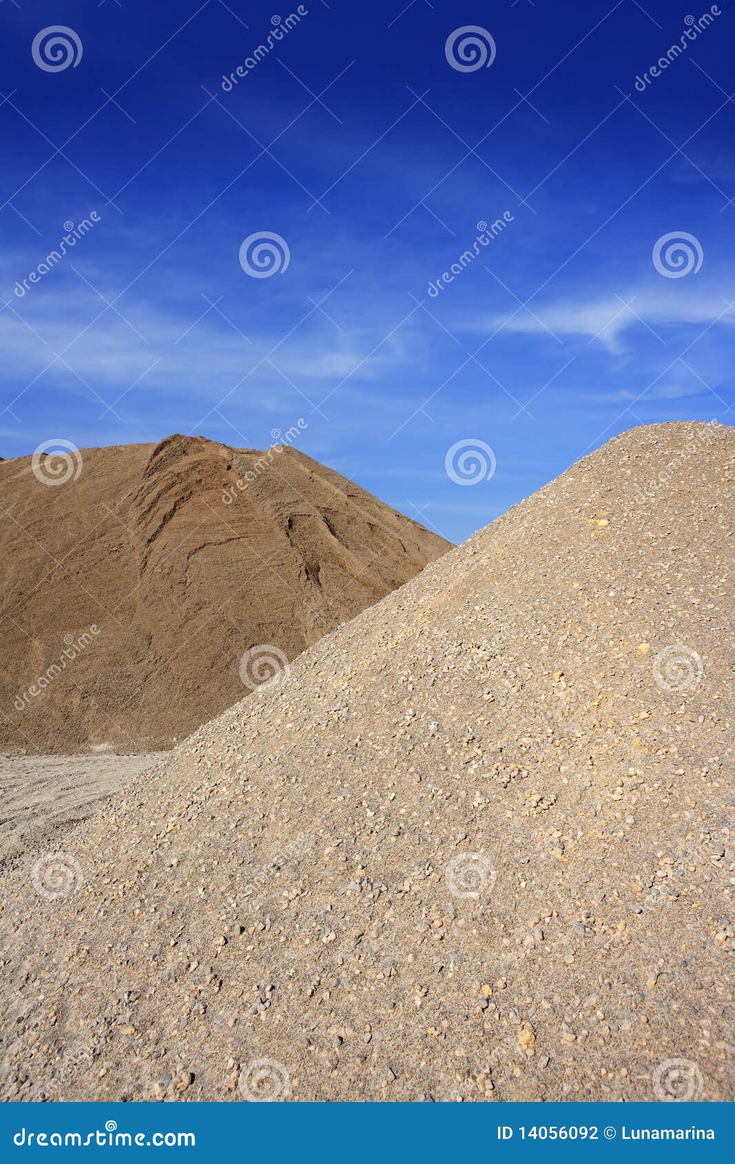 Colorful Construction Cranes On A Building Site In Central Oslo. Stock ...