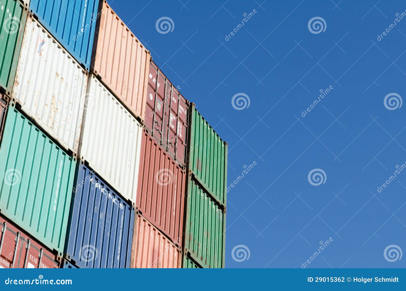 Colorful container stock photo. Image of docks, ship - 29015362
