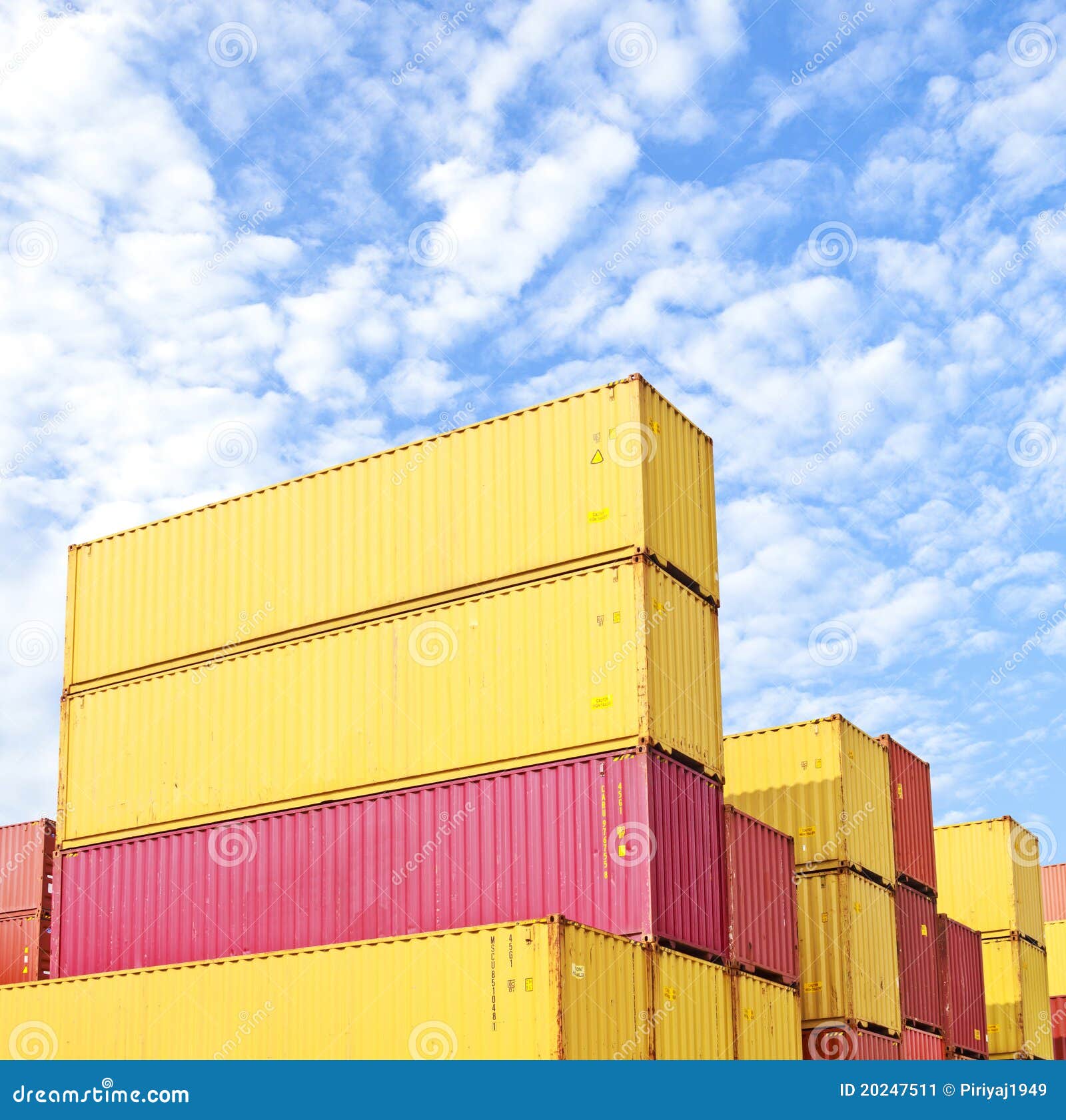 Colorful Container Area Picture. Image: 20247511