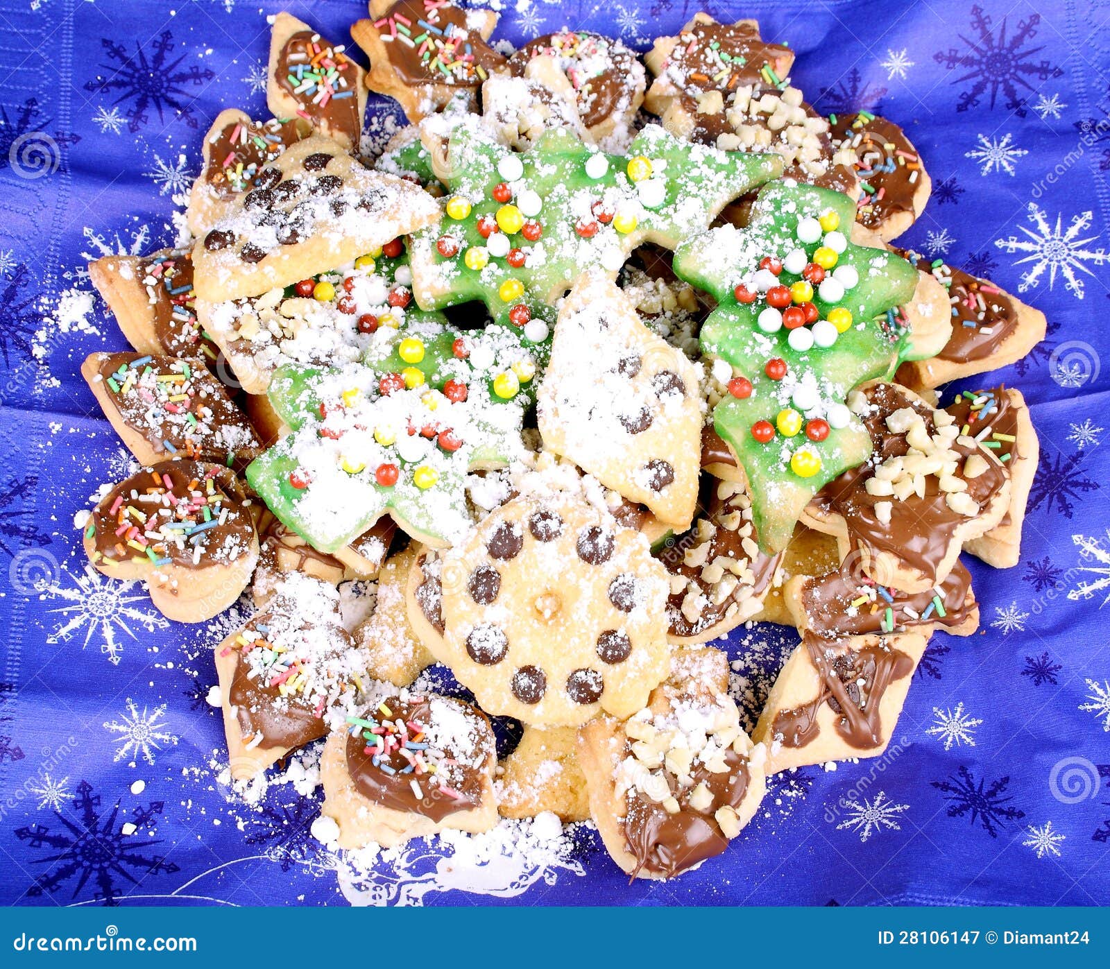 Colorful Cookies from Dough for Christmas Stock Image - Image of ...
