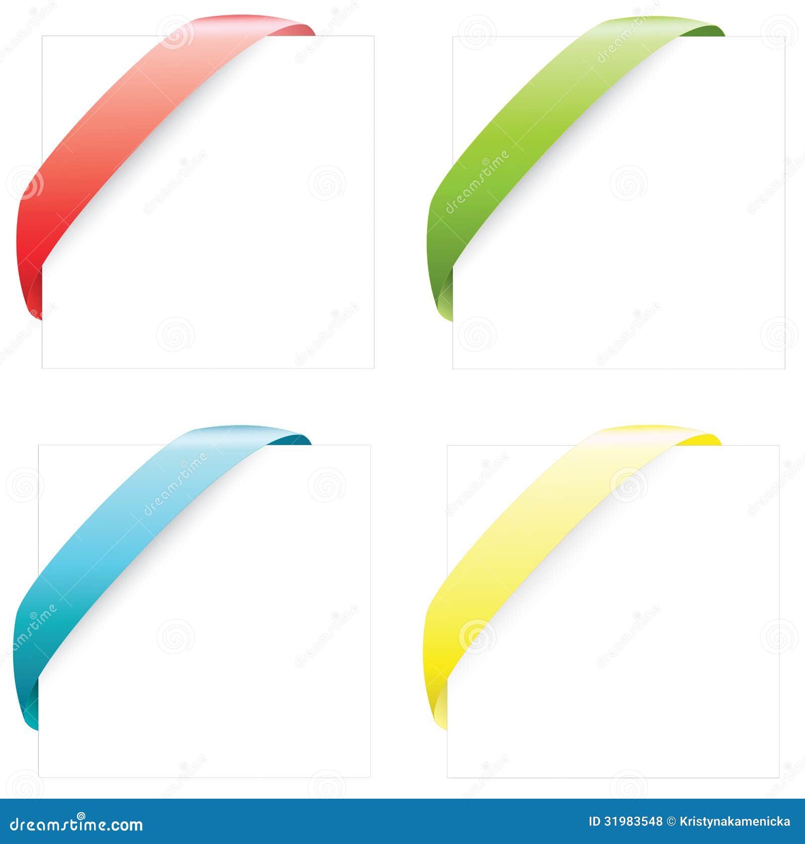 Colorful corners stock illustration. Illustration of blank - 31983548