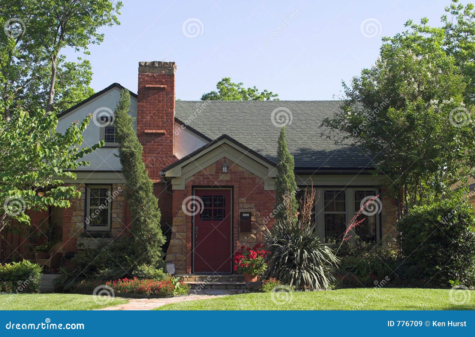 Colorful Cottage stock image. Image of city, homes, real - 776709