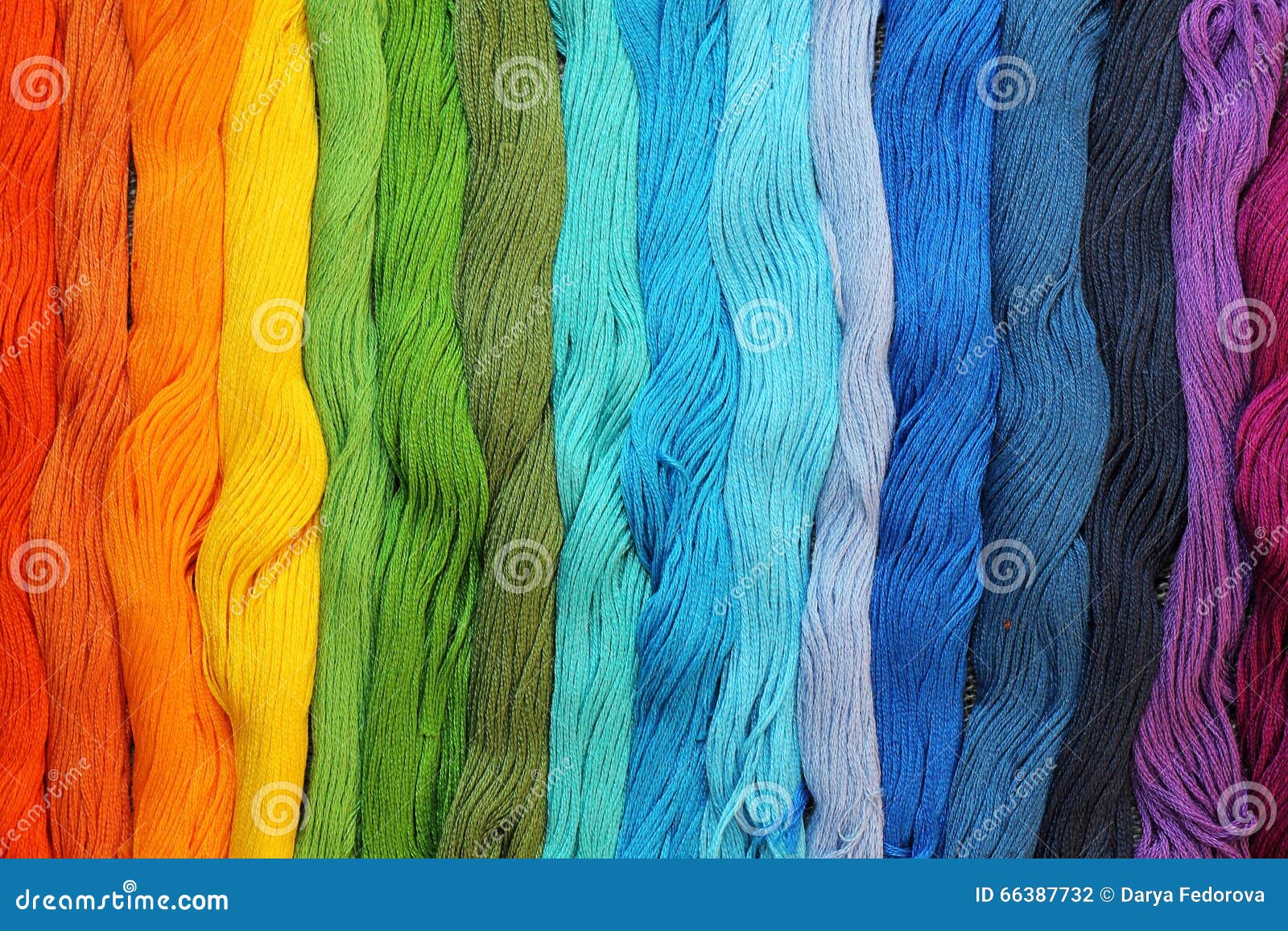 Colorful Cotton Craft Threads Stock Photo - Image of assortment ...