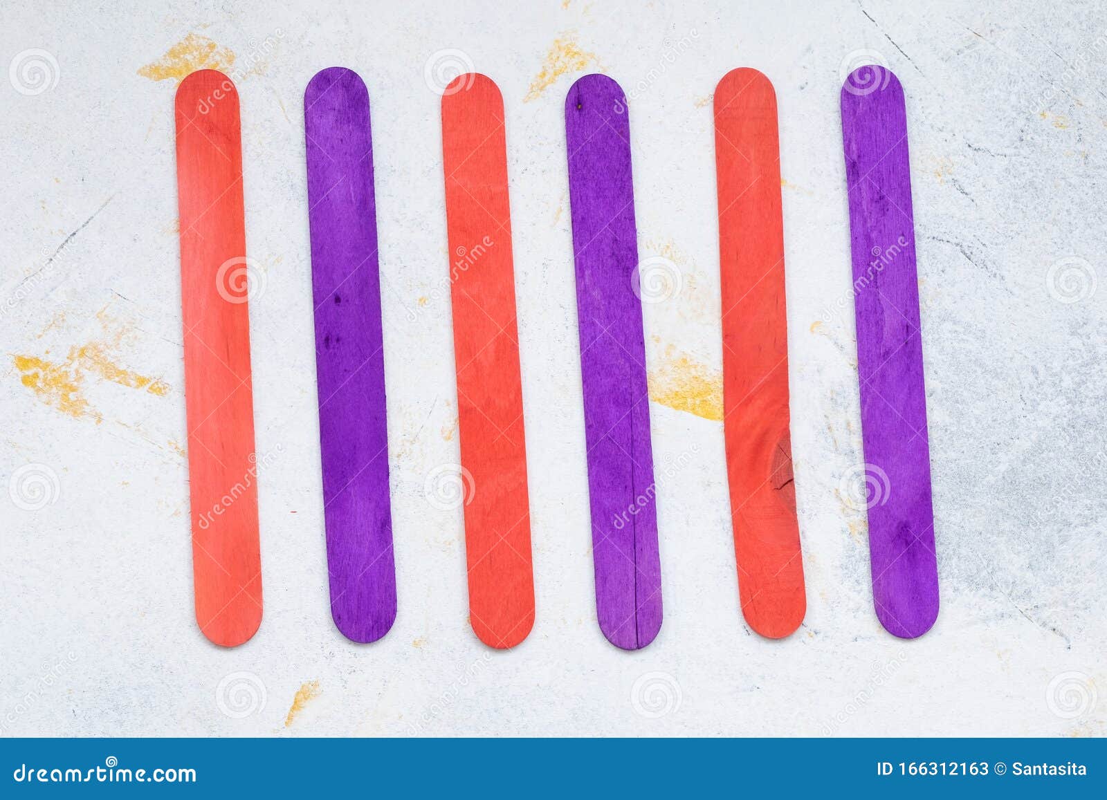 Colorful Counting Rods for Kids To Learn Mathematics on White ...