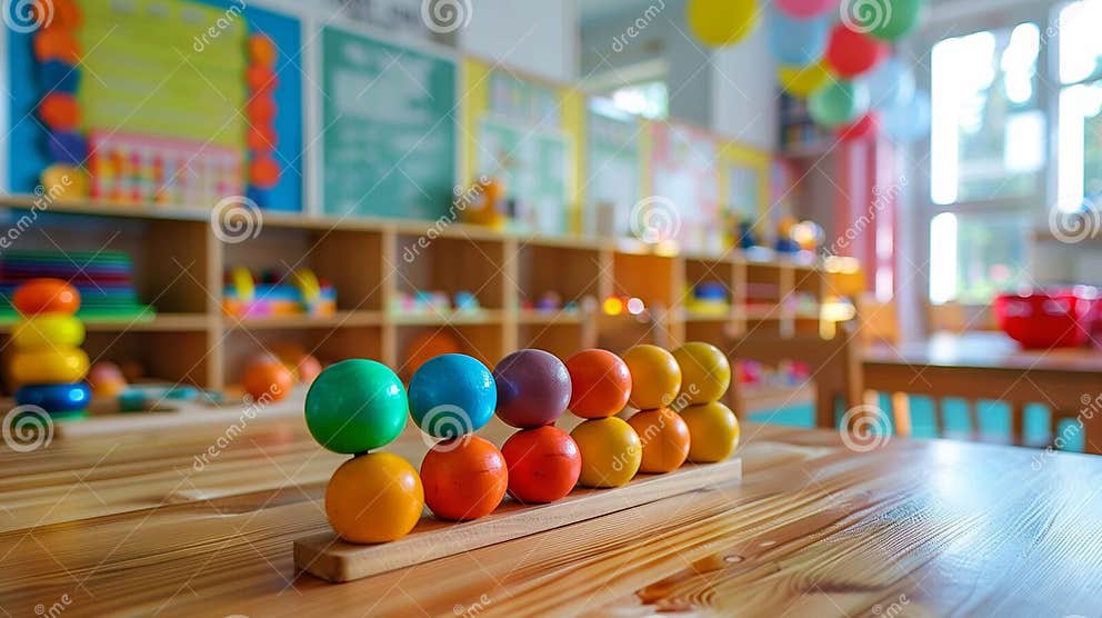 Colorful Counting and Sorting Tasks for Preschoolers in a Classroom ...