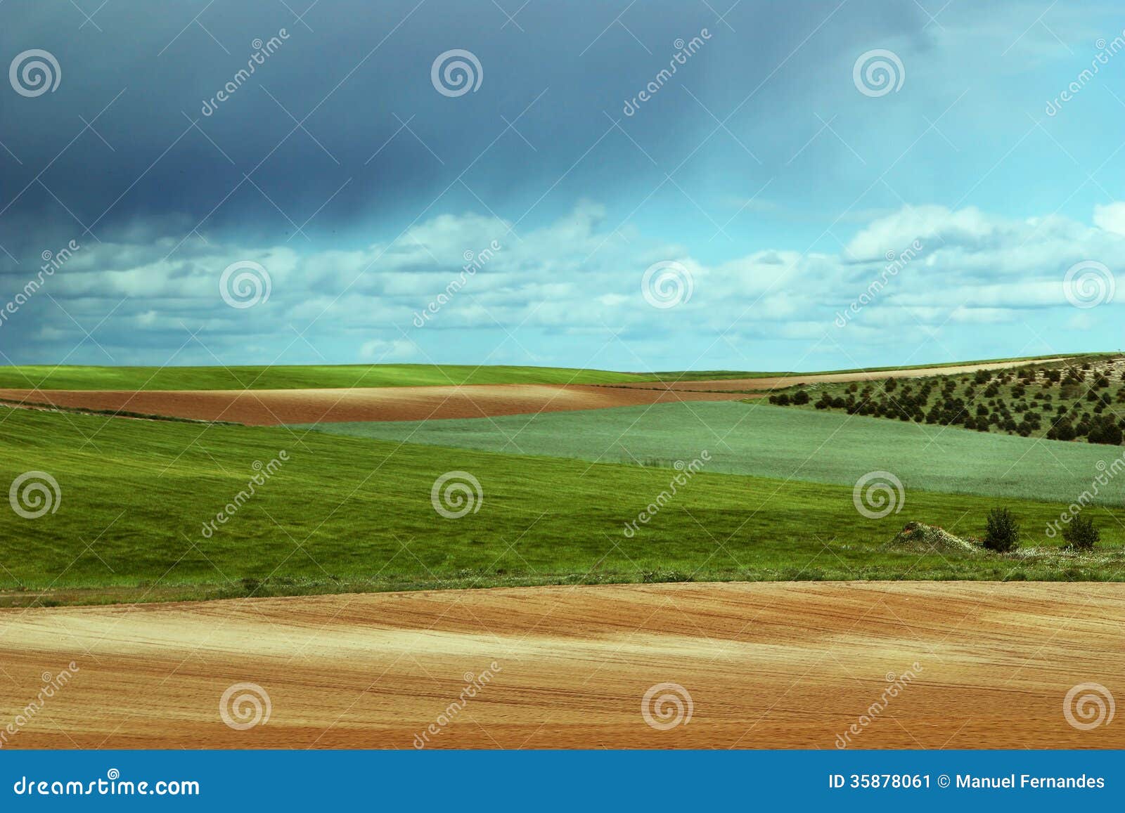 Colorful country landscape stock image. Image of pasture - 35878061