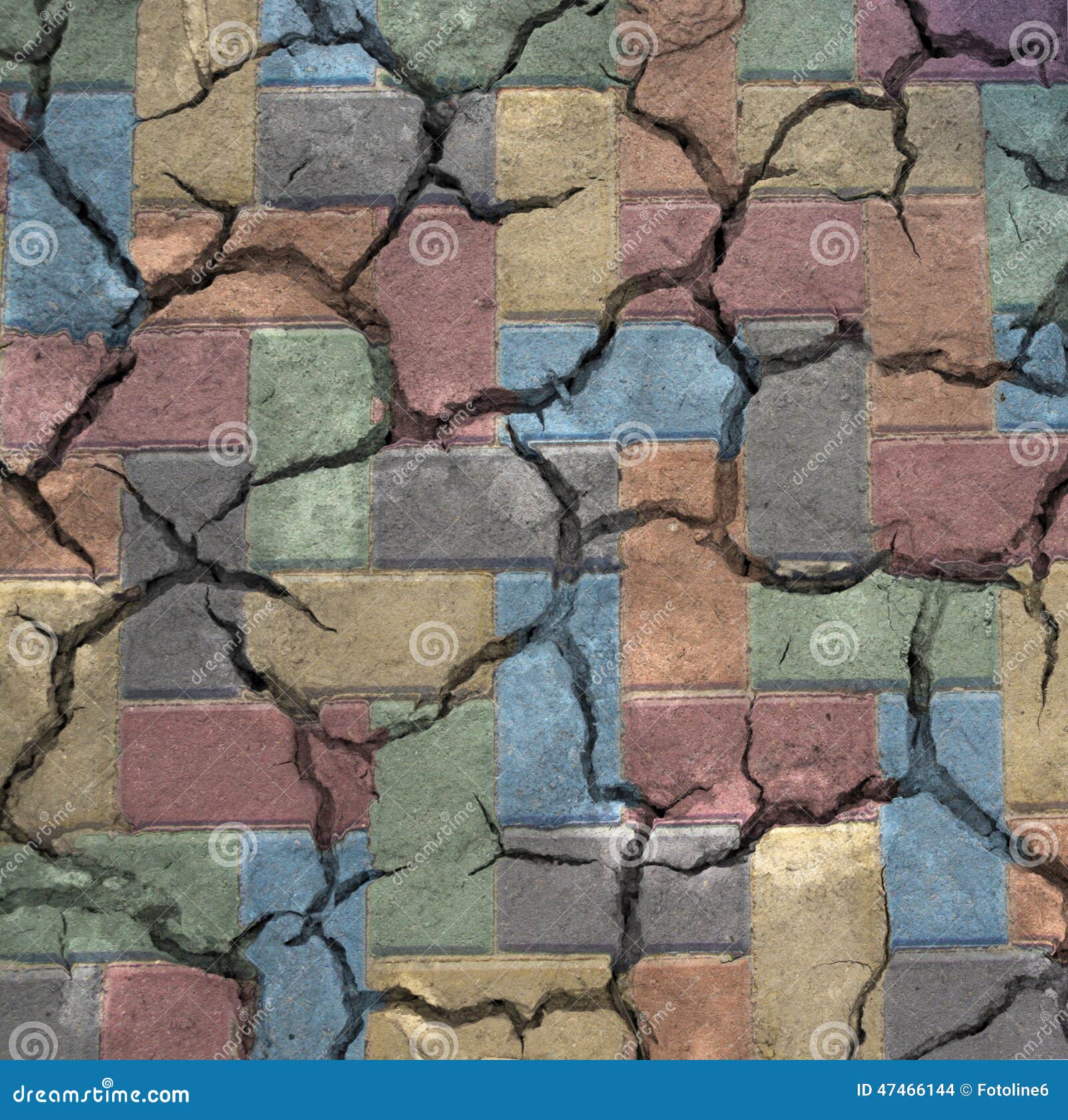 Colorful Cracked Paints Royalty-Free Stock Image | CartoonDealer.com ...