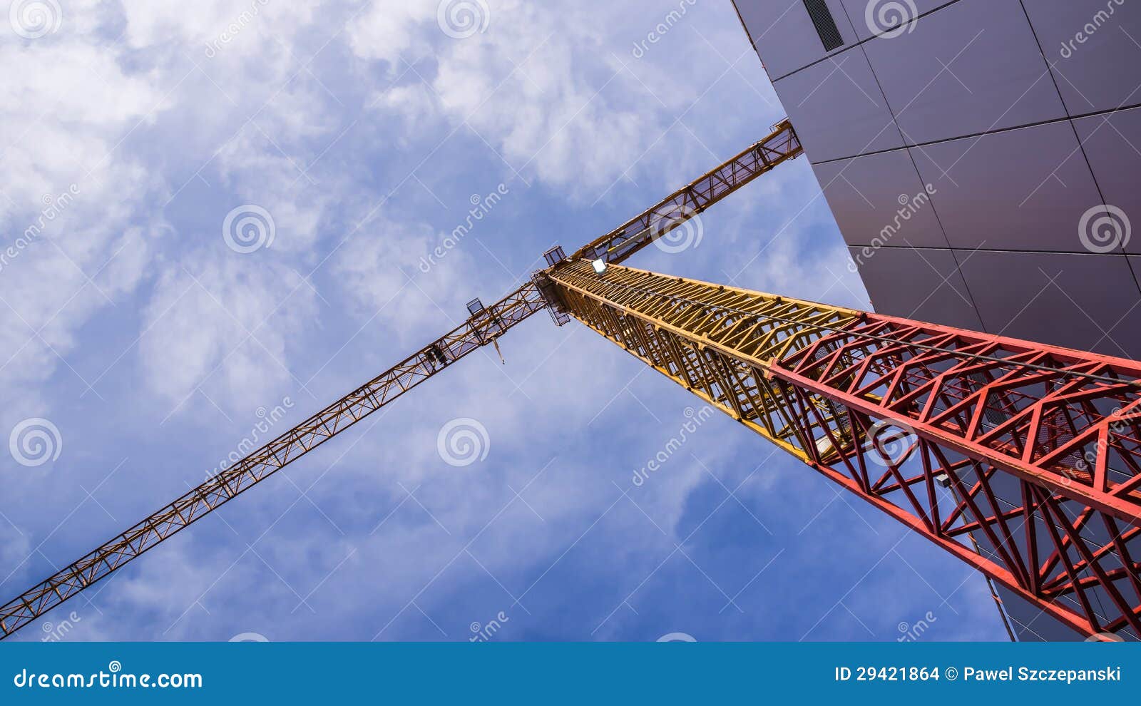 The colorful crane stock photo. Image of sunny, railings - 29421864