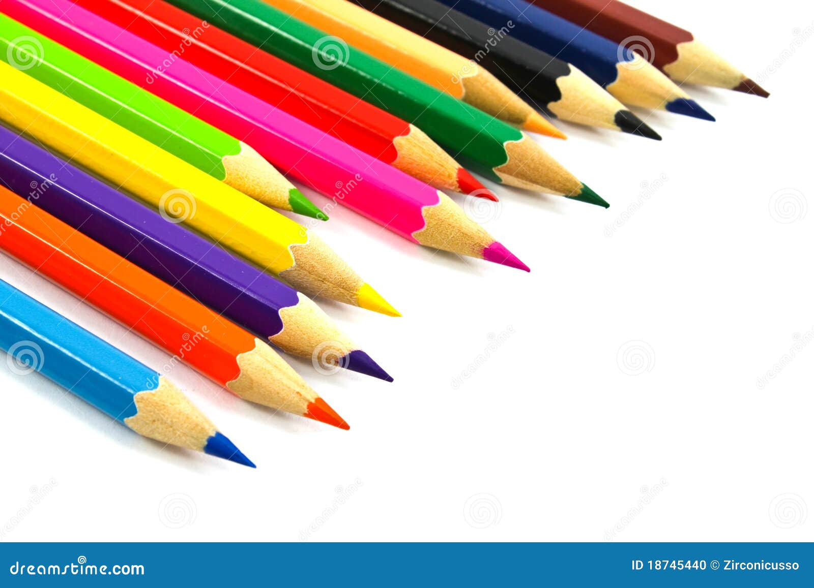 Colorful crayon stock photo. Image of abstract, graphics - 18745440