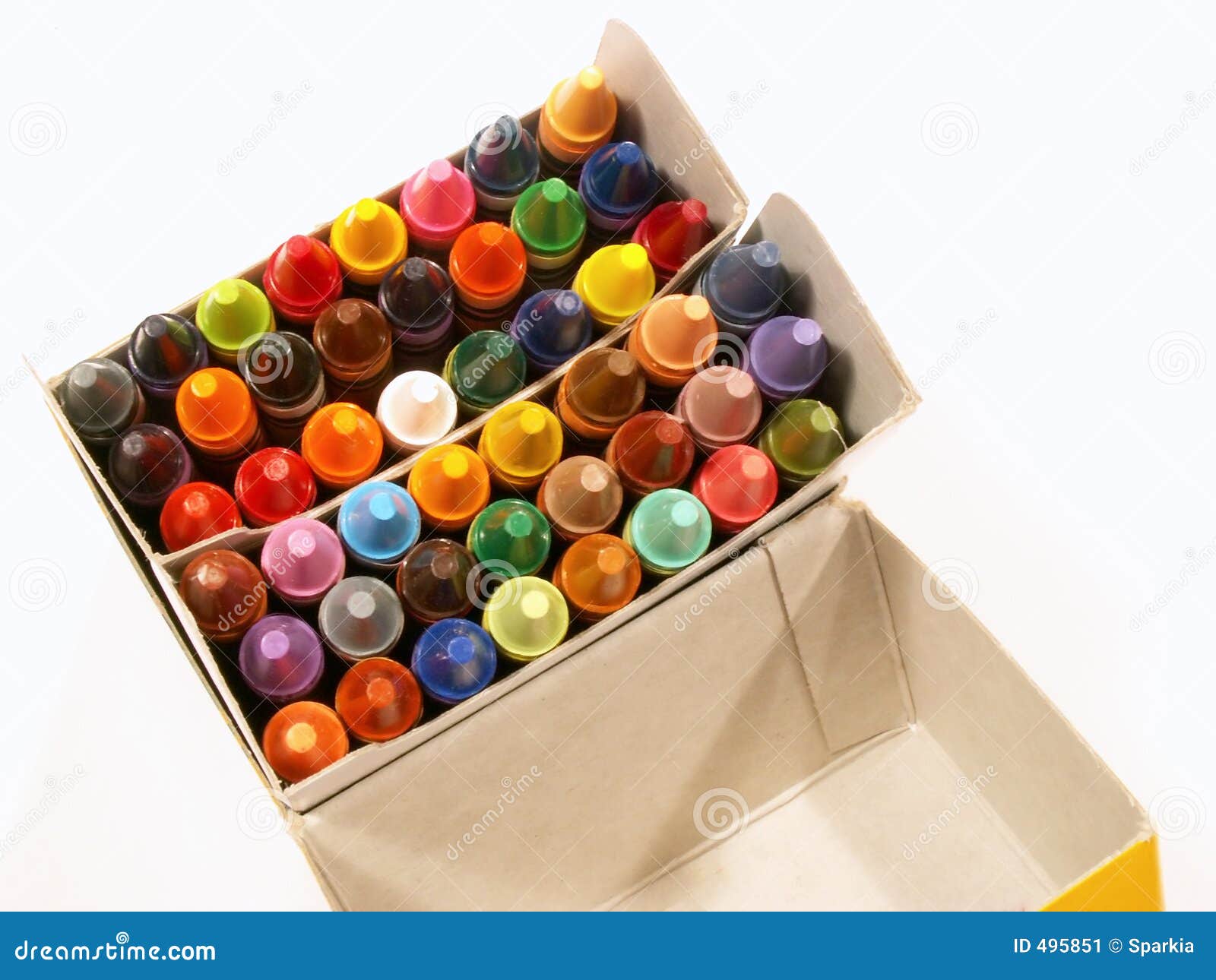 Colorful crayon box stock image. Image of colorful, grade - 495851
