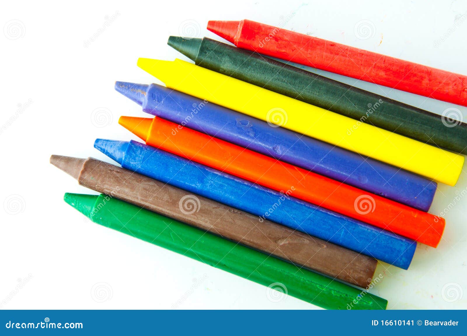 Colorful crayons stock image. Image of leaf, craft, paper - 16610141