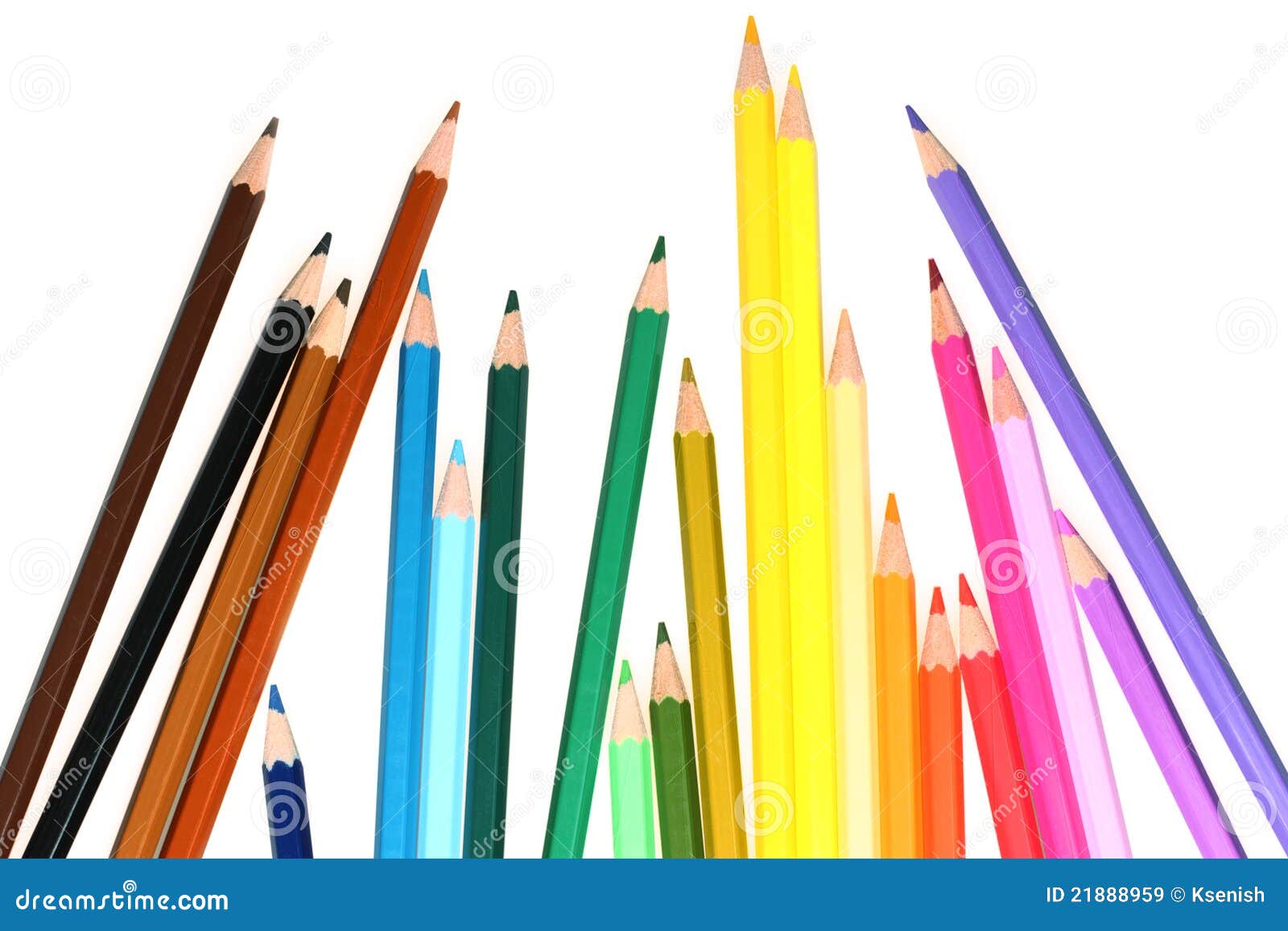 Colorful crayons stock image. Image of colorful, design - 21888959