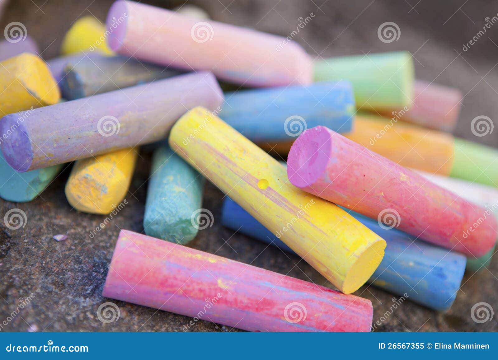Colorful crayons stock image. Image of street, macro - 26567355