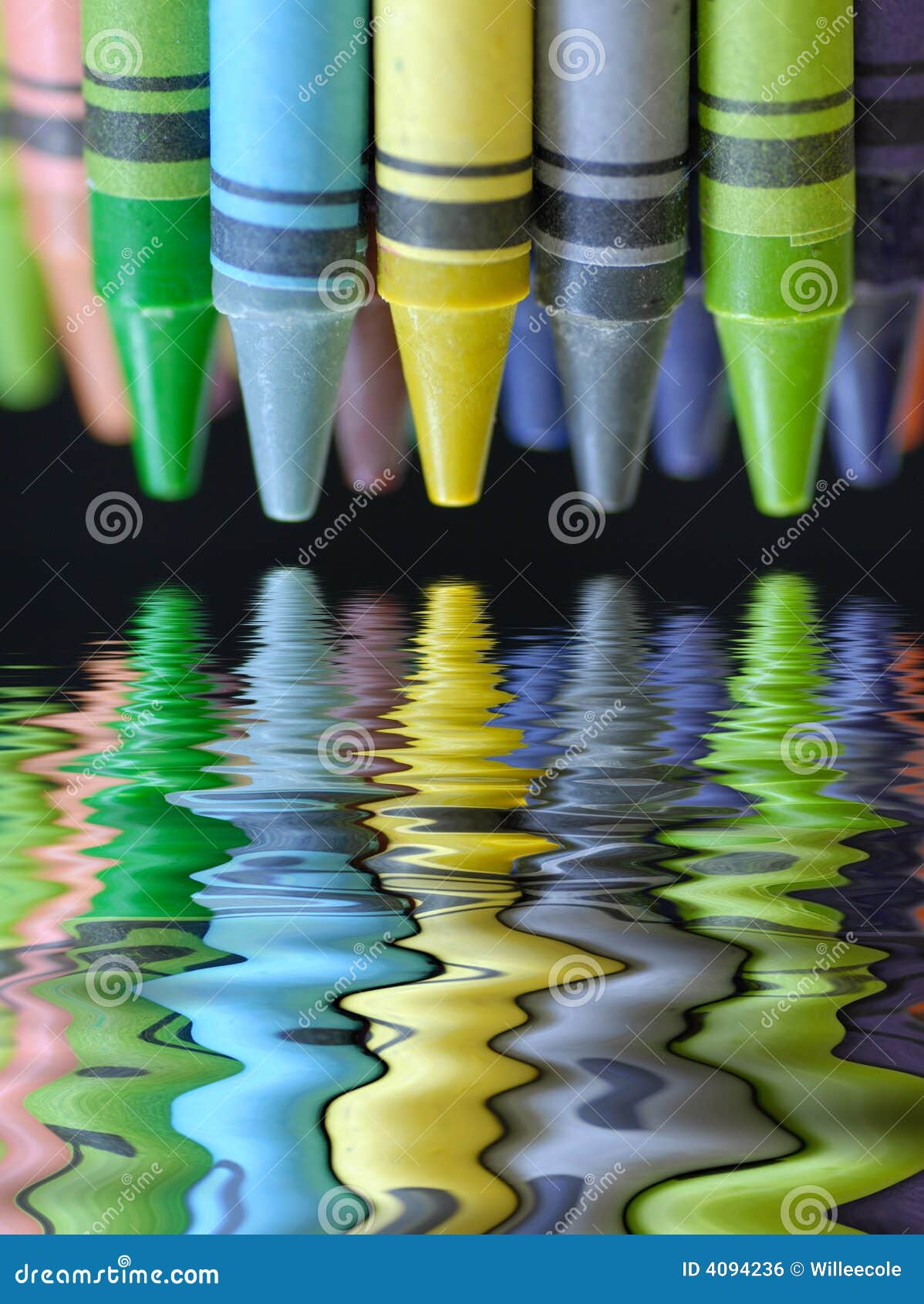 Colorful crayons stock photo. Image of drawing, childhood - 4094236