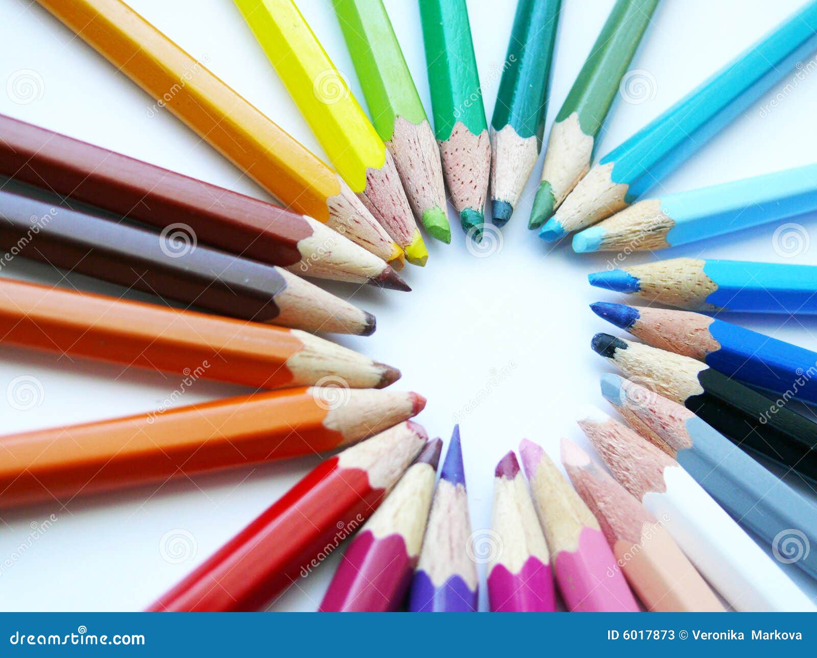 Colorful crayons stock image. Image of coloured, brown - 6017873