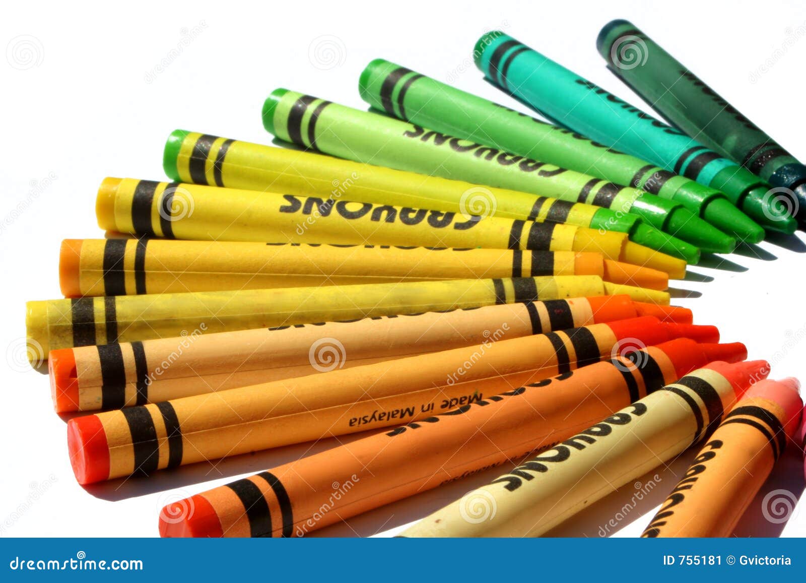 Colorful crayons stock image. Image of school, colorful - 755181