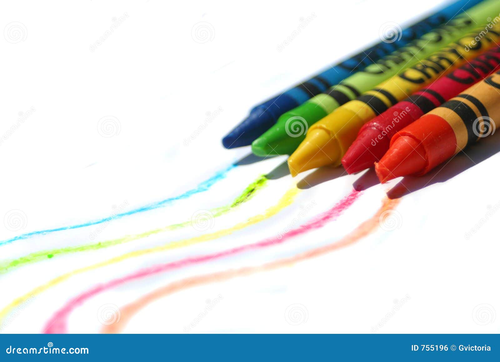 Colorful crayons stock photo. Image of sticks, pencils - 755196