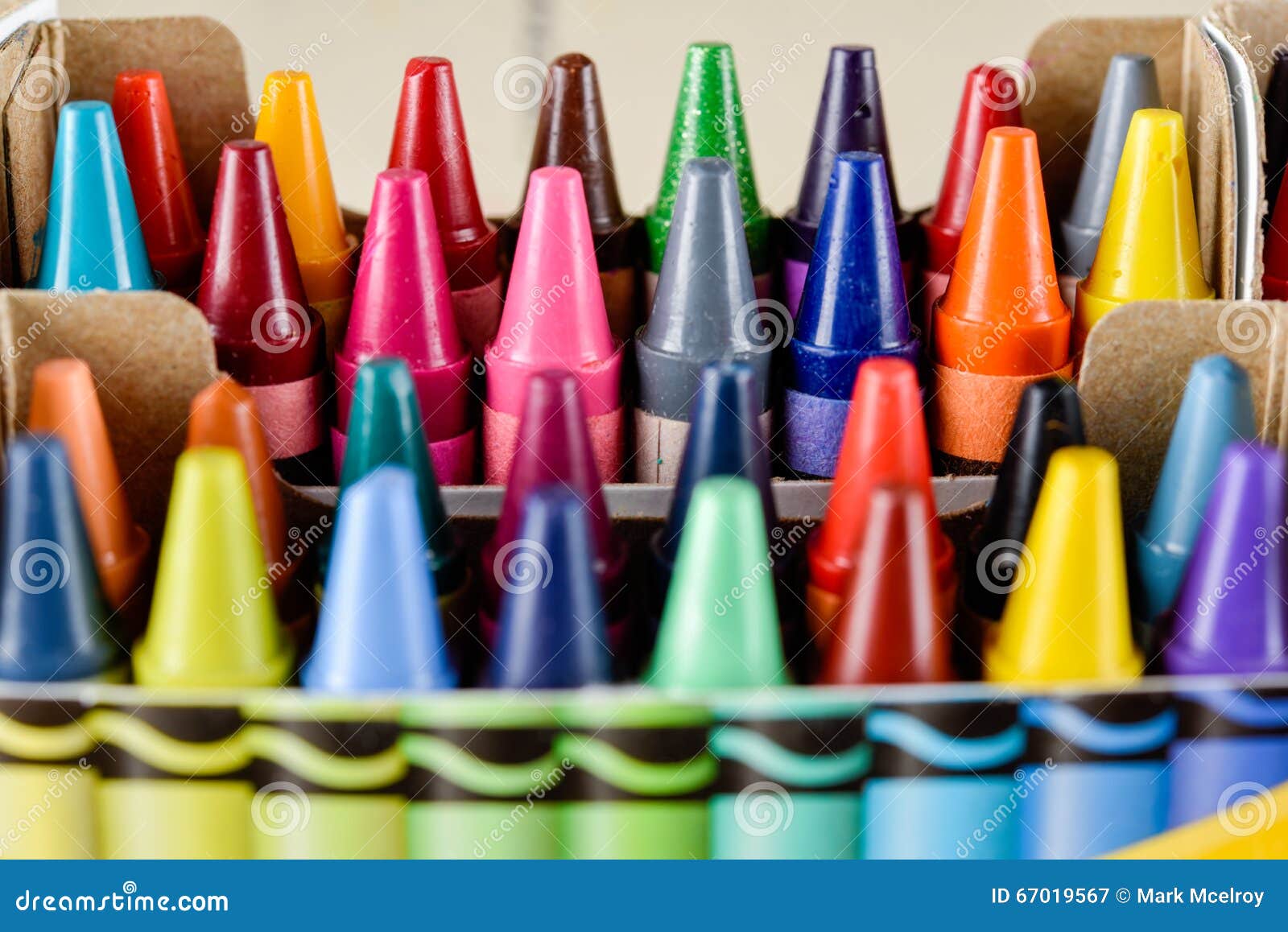 Colorful Crayons stock image. Image of supplies, school - 67019567