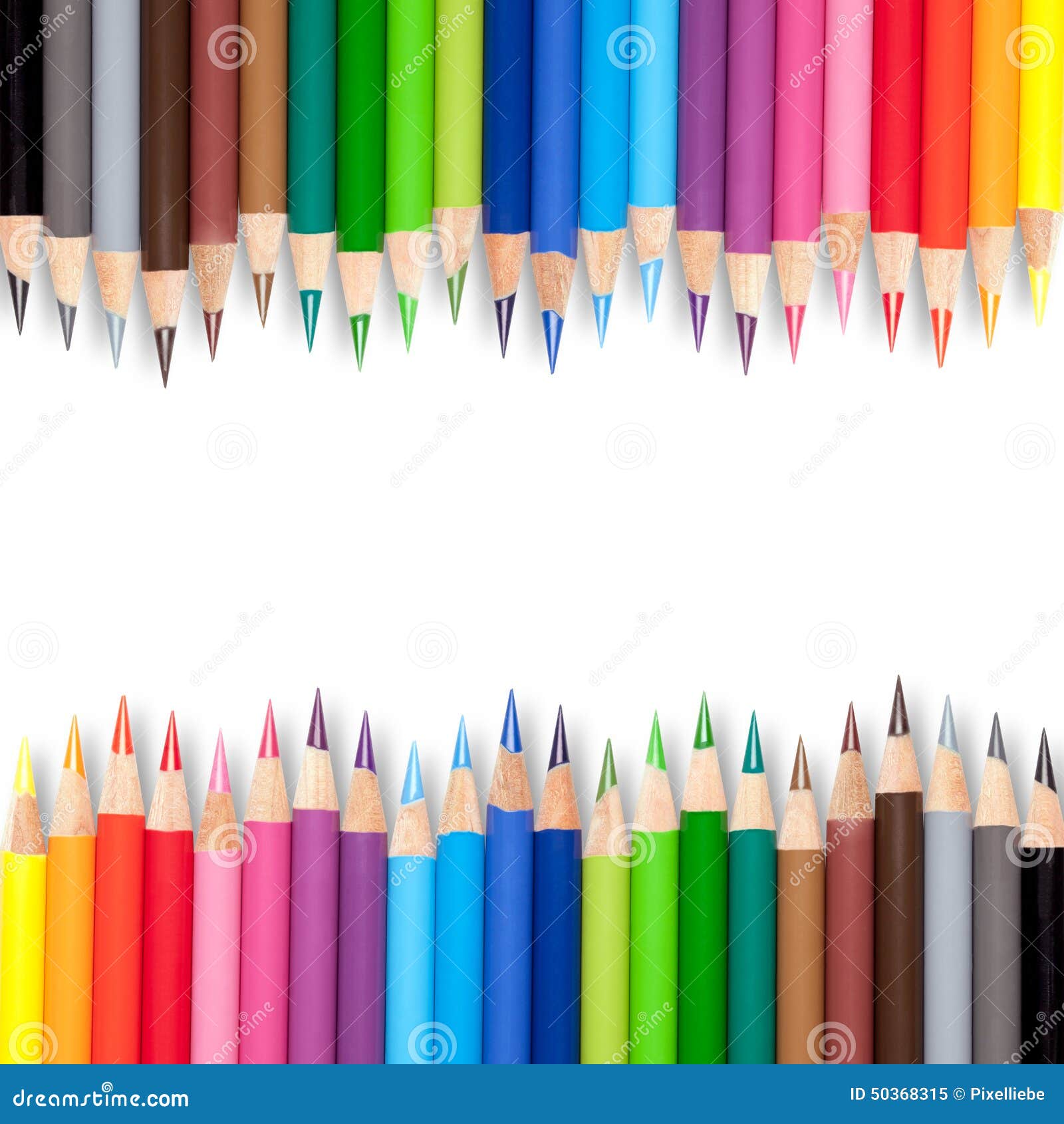 Colorful crayons stock image. Image of green, creativity - 50368315