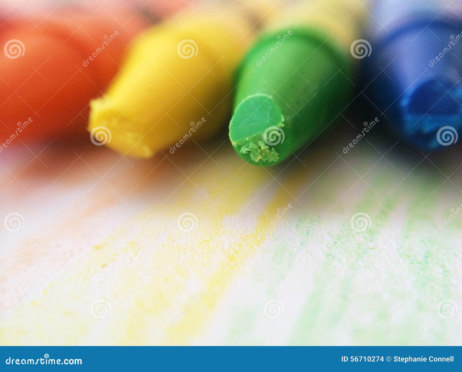 Colorful Crayons stock photo. Image of still, kindergarden - 56710274