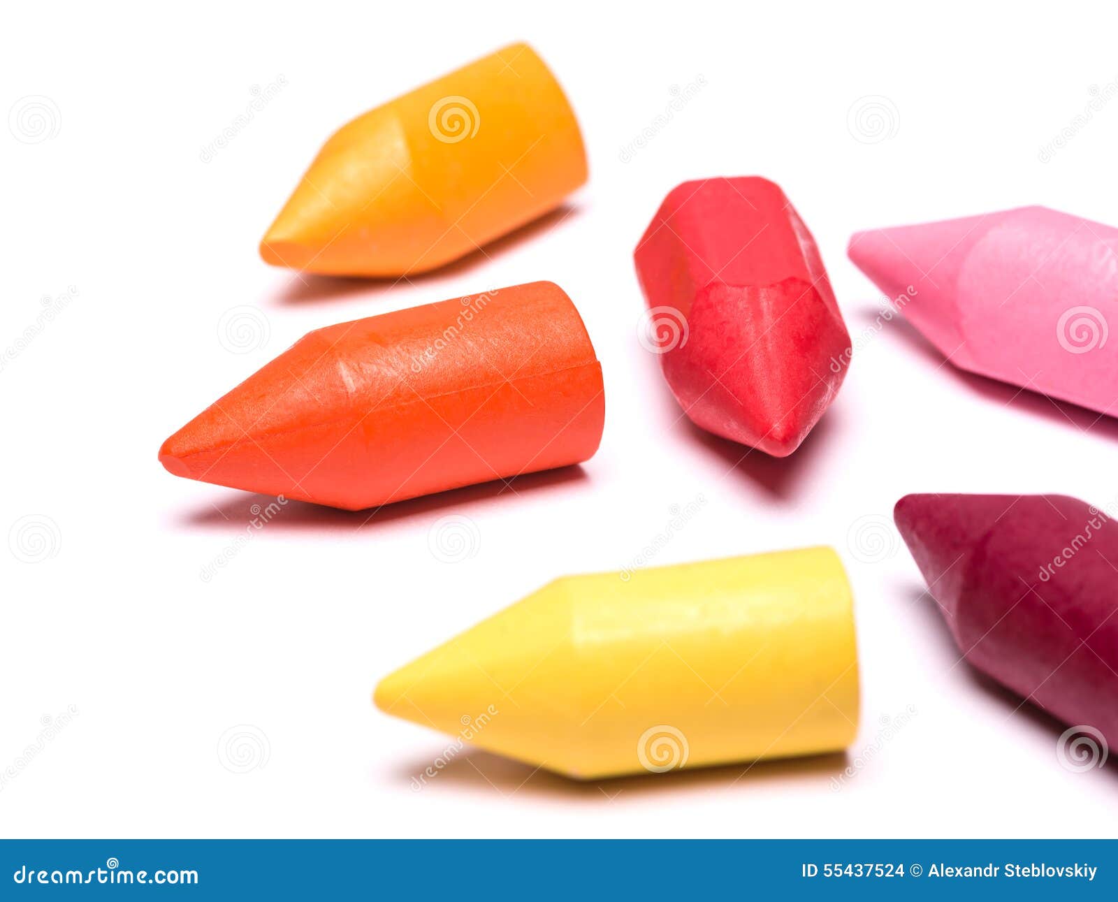 Colorful crayons stock photo. Image of closeup, crayons - 55437524